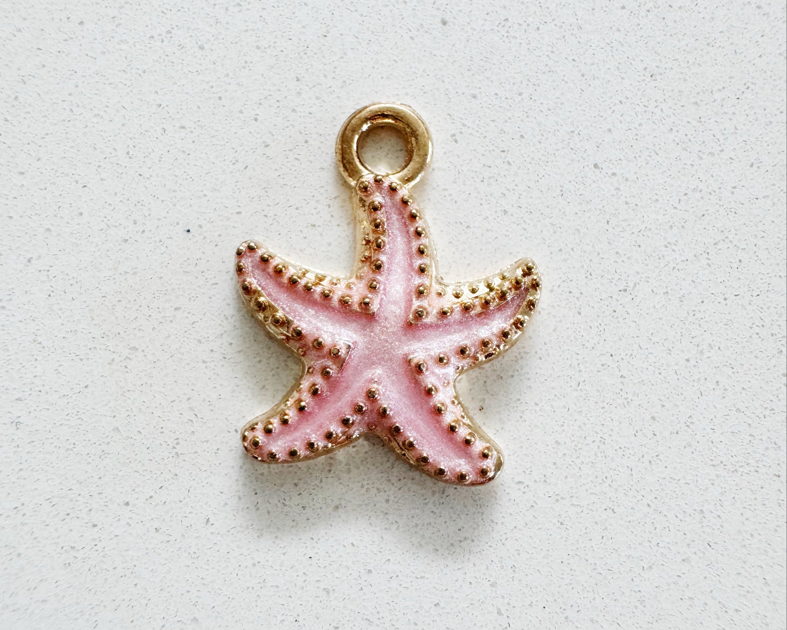 Pink Starfish – We Love Charms & Co