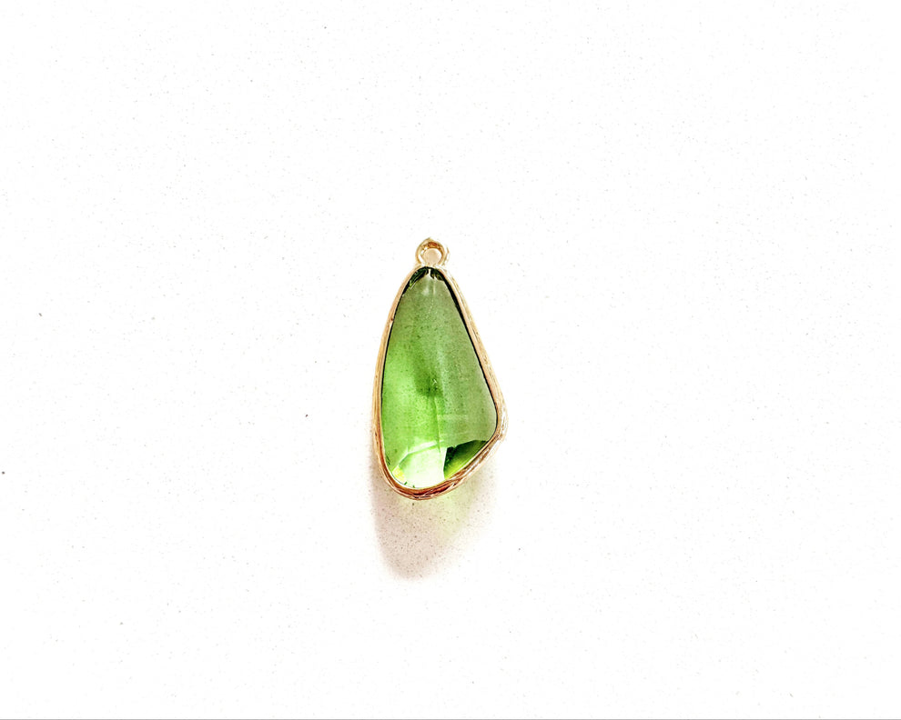 Green Gem Charm – We Love Charms & Co